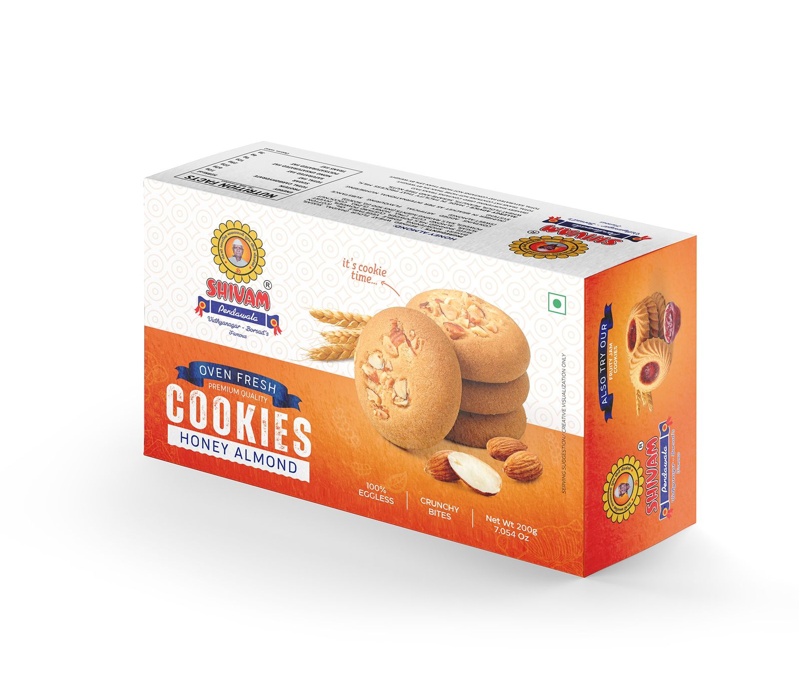 Honey Almond Cookies - Shivam Pendawala