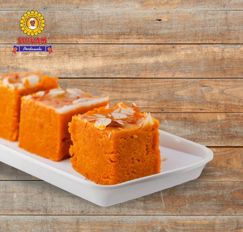 Kesar Mohanthal (Pure Ghee) - Shivam Pendawala