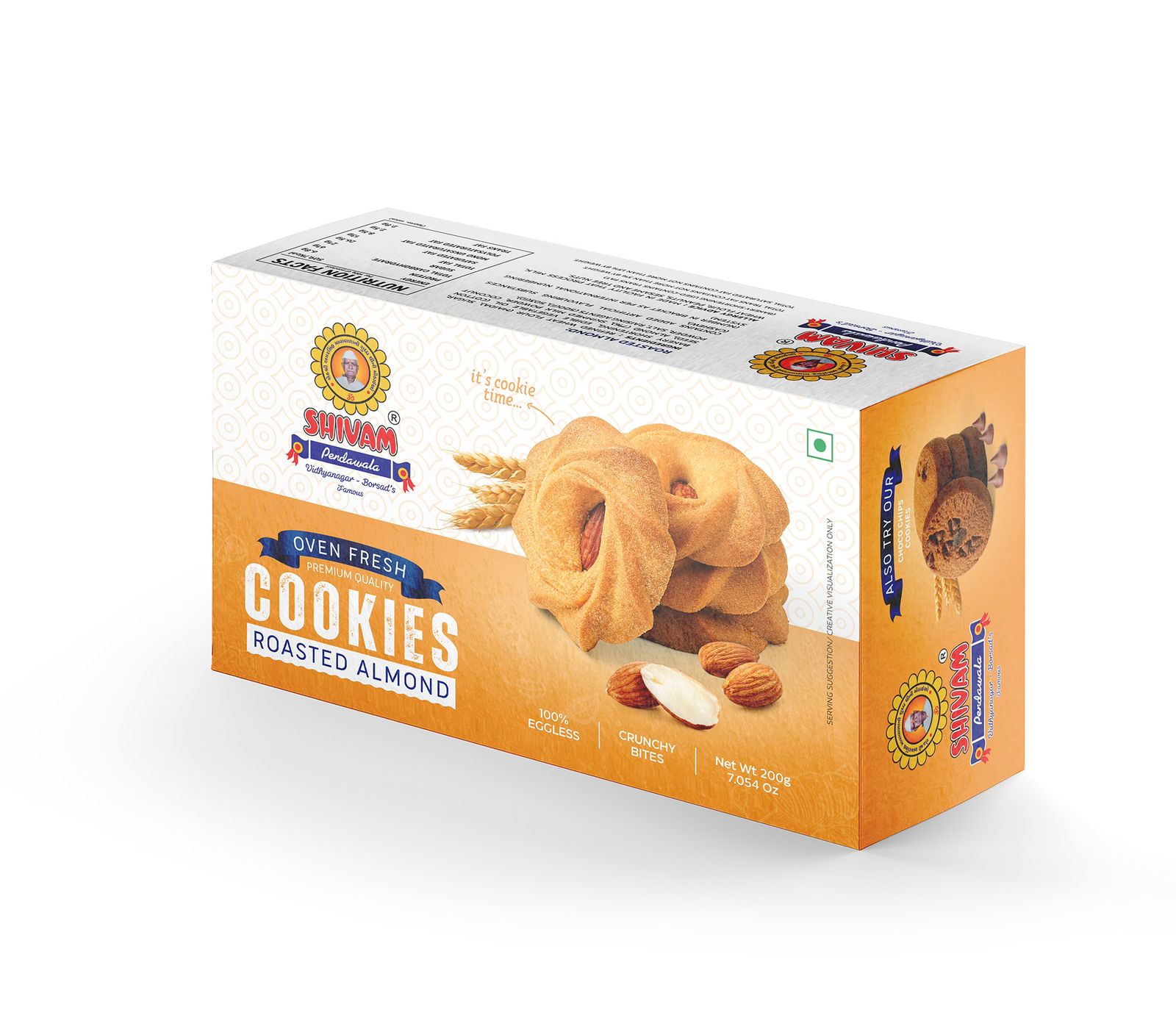 Roasted Almond Cookies - Shivam Pendawala